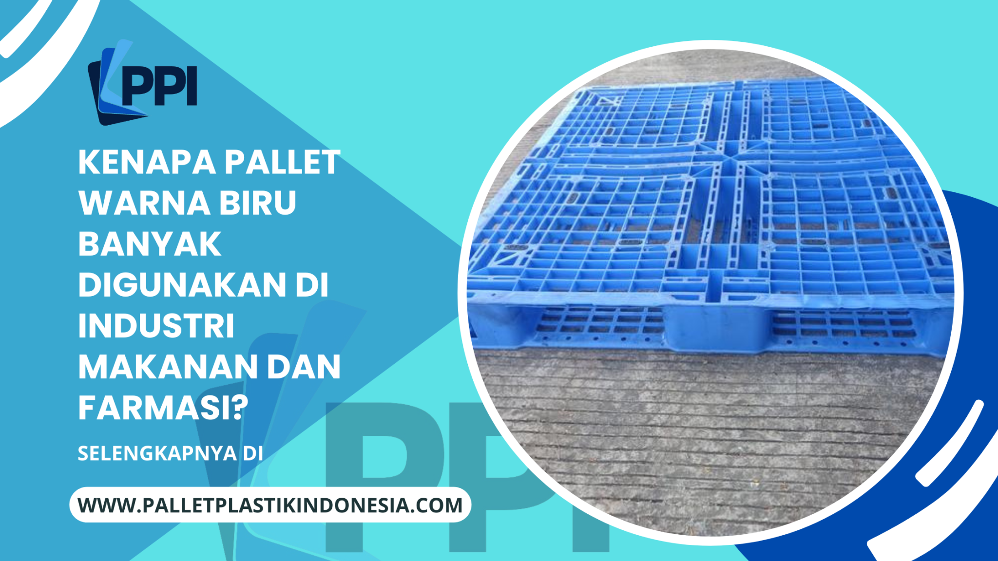 Kenapa Pallet Warna Biru Banyak Digunakan di Industri Makanan dan ...